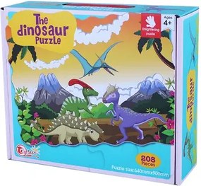 RAPPA Puzzle Dinosauři / 208 dílků / 90 x 64 cm / od 4 let
