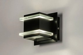 Nástěnné designové svítidlo na schodiště Trevor Black