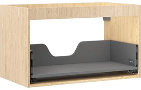 Mexen Box-A korpus skříňky pod umyvadlo 80 cm, 1 zásuvka, dub - 91AX0-0800-470-1-81
