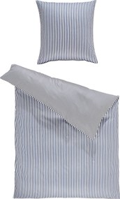 XXXLutz OBOUSTRANNÉ POVLEČENÍ, makosatén, antracitová, bílá, 135/200 cm Janine - Online Only povlečení - 003361070204