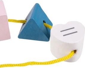 Montessori dřevěná vkládací kostka Kruzzel 22885