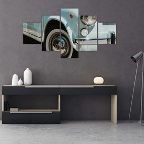 Obraz - Retro auto Fiat (125x70 cm)