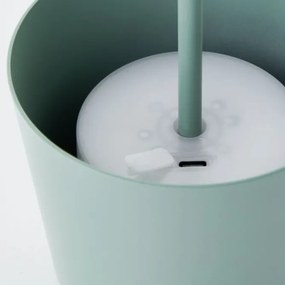Brilliant G90939/84  Venkovní AKU stolní lampa KAAMI zelená USB-C