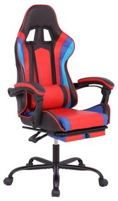 Dalenor Herní židle Game, syntetická kůže, černá / červená