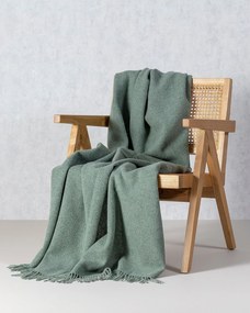Pléd Zelandia 140x200cm melange smoke green