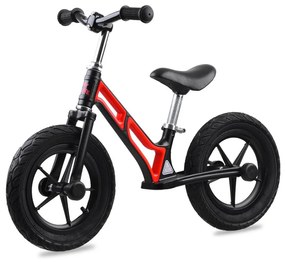 Dětské odrážedlo Tiny Bike gumové kola černo-červené