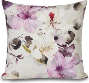 Kvalitex Povlak na polštář saténový Ibišek fialový 45x60cm