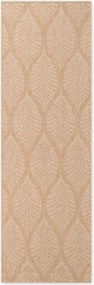 Behúň Duet Liora 106247 Beige/White - na von aj na doma, 80x250, béžová, chodba / predsieň, NORTHRUGS