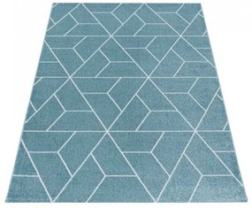 Vopi | Kusový koberec Efor 3715 blue - 80 x 150 cm