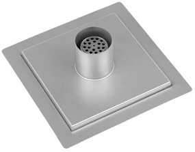BPS-koupelny Čtvercový sprchový odtokový žlab DL08-QUBE-G3 HYD-3860 15x15 cm, satén