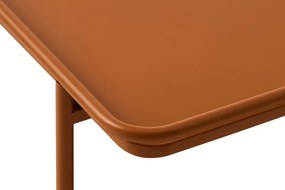 Designový konferenční stolek Harinder 75 cm terakota