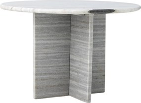 BLOOMINGVILLE Konferenční stolek ROSITO bílý mramor Ø61 cm 82065380