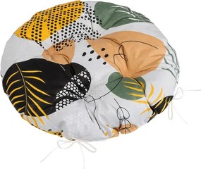 Bellatex Sedák Adéla prošívaný kulatý průměr 40 cm Oblázky Béžová