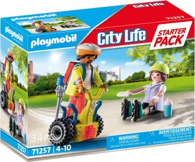 Stavebnice playmobil 71257 starter pack záchrana se segwayem