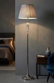 Stojací lampa Silvery 164 cm stříbrná
