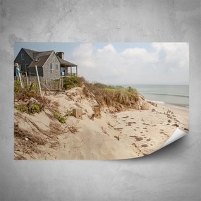 Plakát - Dům na pláži (60x40 cm) - PopyDesign