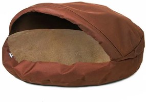 Pelech pro psy, kapsa, no. 110, hnědý s hnědou chlupatinou - č.1 průměr 60 cm