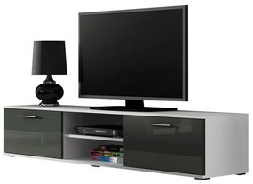 TV stolek 180 Boho B3, Barva: černý / černý lesk