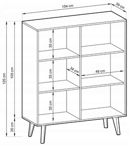 Piaski Komoda Willow KD104