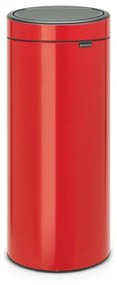 Brabantia Odpadkový koš Touch Bin New - 30 L, zářivě červená