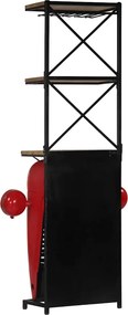 Stojan na víno traktor 49 x 31 x 172 cm masivní mangovník 247871