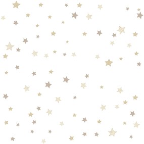 Dětská vliesová tapeta s hnědými a béžovými hvězdičkami, 14827, Happy, Parato