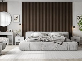 Mexen Lam-B, akustické stěnové lamely 275 × 30 cm, HDF deska 4 mm, technická dýha, ořech palisandrový, S100-275307-3015-021