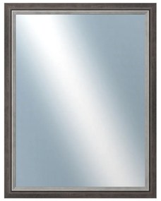 DANTIK - Zarámované zrcadlo - rozměr s rámem cca 70x90 cm z lišty AMALFI černá (3118)