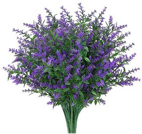 Umělá květina - levandule 35 cm Barva: nachová