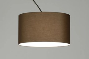 Stojací designová oblouková lampa Adamo Marrone