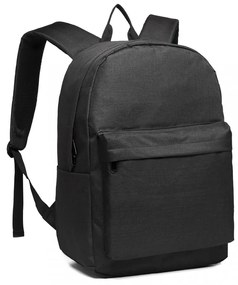 Konofactory Černý lehký batoh do školy "Basic" 7L