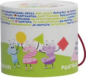 JIRI MODELS Postřeh! Čísla-barvy-tvary / Karetní hra / 30 kartiček