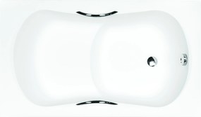 Besco ARIA REHAB 120 x 70 cm VANARIA120REH+VANARIA120REH vana se sedátkem vč. noh Koupelny Bernold