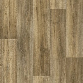 Beaulieu International Group, PVC podlaha - lino Domo 2152, na míru, šíře 2m,4m, hnědá, bez podkladu, koupelna