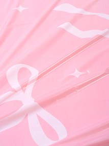 Sinsay - Ubrus z omyvatelného materiálu s motivem mašlí - růžová