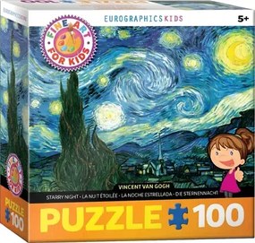 EUROGRAPHICS Puzzle Hvězdná noc / 100 dílků / od 5 let