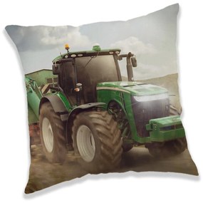 Jerry Fabrics Polštářek Traktor Green 40x40 cm