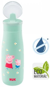 Dětská láhev NUK Mini-Me Flip Peppa Pig 450 ml 12+ m Barva: zelená