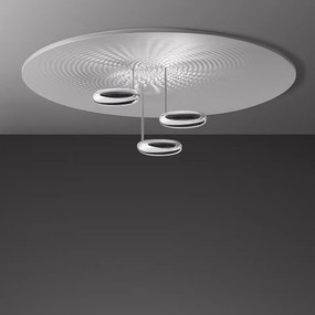 Artemide 1474110A Droplet, designové stropní svítidlo, 3x29W LED 3000K stmívatelné, chrom-hliník, prům. 110cm