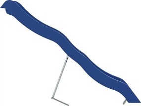 vidaXL Skluzavka modrá 210 x 40 cm polypropylen [833278]