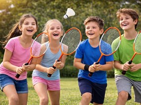 Verk Group BADMINTONOVÁ RAKETA ČERVENÁ (50)