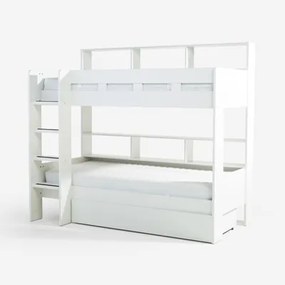 Patrová postel SILK 90x200 bílá