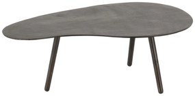 OnaDnes -20% Černý kovový konferenční stolek J-line Ashara 89 x 52,5 cm