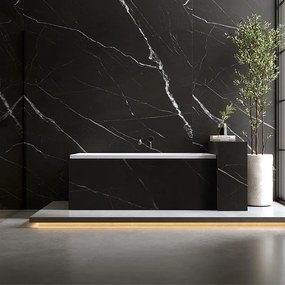 BPS-koupelny Akrylátová obdélníková vana k vestavbě HYD-NIL150-VEST 150x70 cm bílá, odtokový komplet chrom