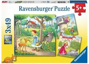 Ravensburger Malá červená karkulka / 3x49 dílků / od 5 let