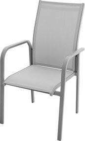 Doppler EXPERT PLUS AVERSA TEAK zahradní sedací souprava 4+2+1 šedá