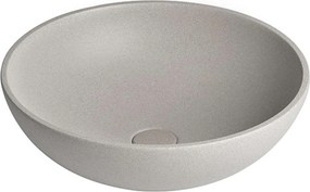Sapho - Umyvadlová mísa Turf, průměr 44 cm, bez přepadu, bílý pískovec AR437