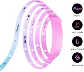 Govee WiFi RGBICW Smart PRO LED pásek 10m MATTER - extra odolný / LED