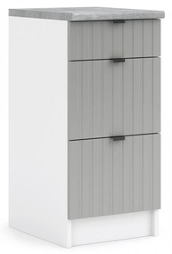 Kuchyňská skříňka spodní 40 cm - LAM SZ40 3SZ - Dvířka CINDY
