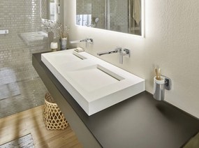 Hansgrohe Metropol, umyvadlová baterie pod omítku 225 mm, 2-otvorová instalace, chromová, 32526000